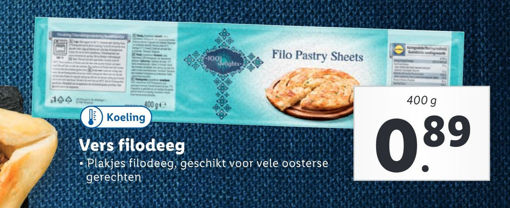 Vers filodeeg aanbieding bij Lidl