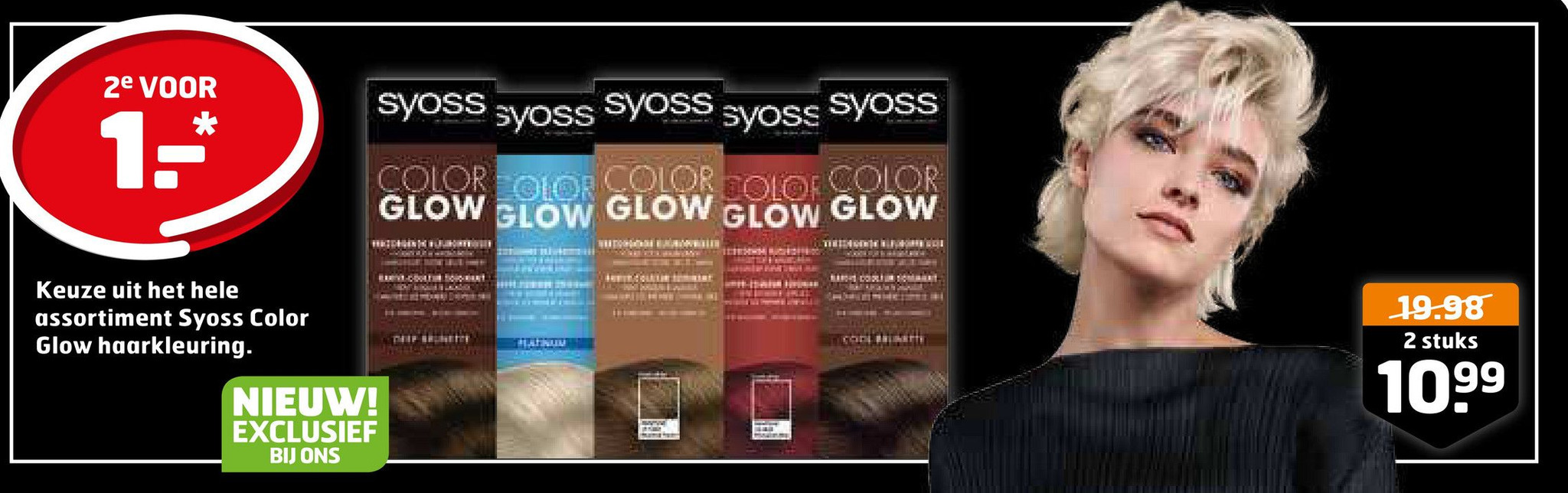 Keuze uit het hele assortiment Syoss Color Glow haarkleuring ...