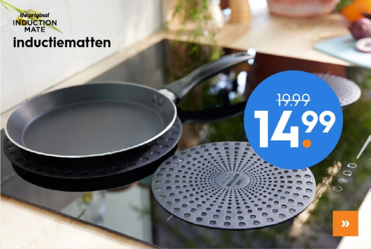 The Original Induction Mate inductiematten (set van 3 stuks) van € 19 ...