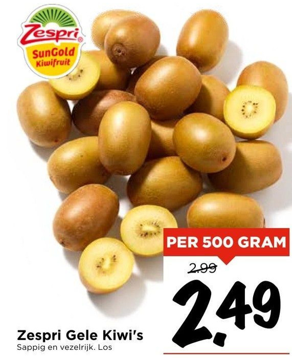 Zespri Gele Kiwi's aanbieding bij Vomar Voordeelmarkt