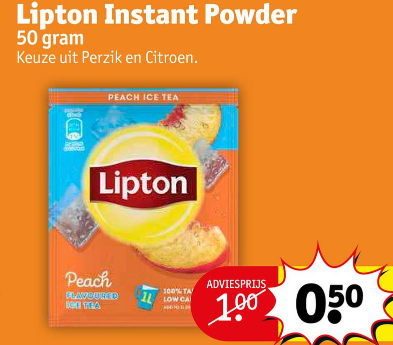 Lipton Instant Powder aanbieding bij Kruidvat