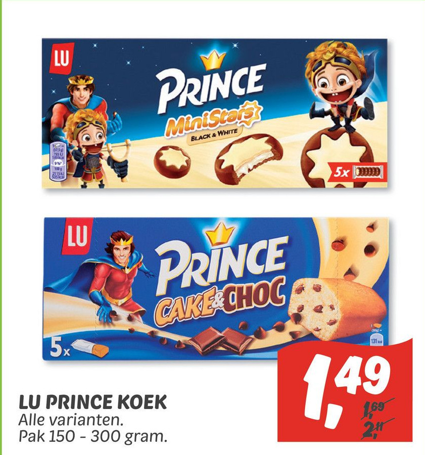 LU PRINCE KOEK aanbieding bij Dekamarkt