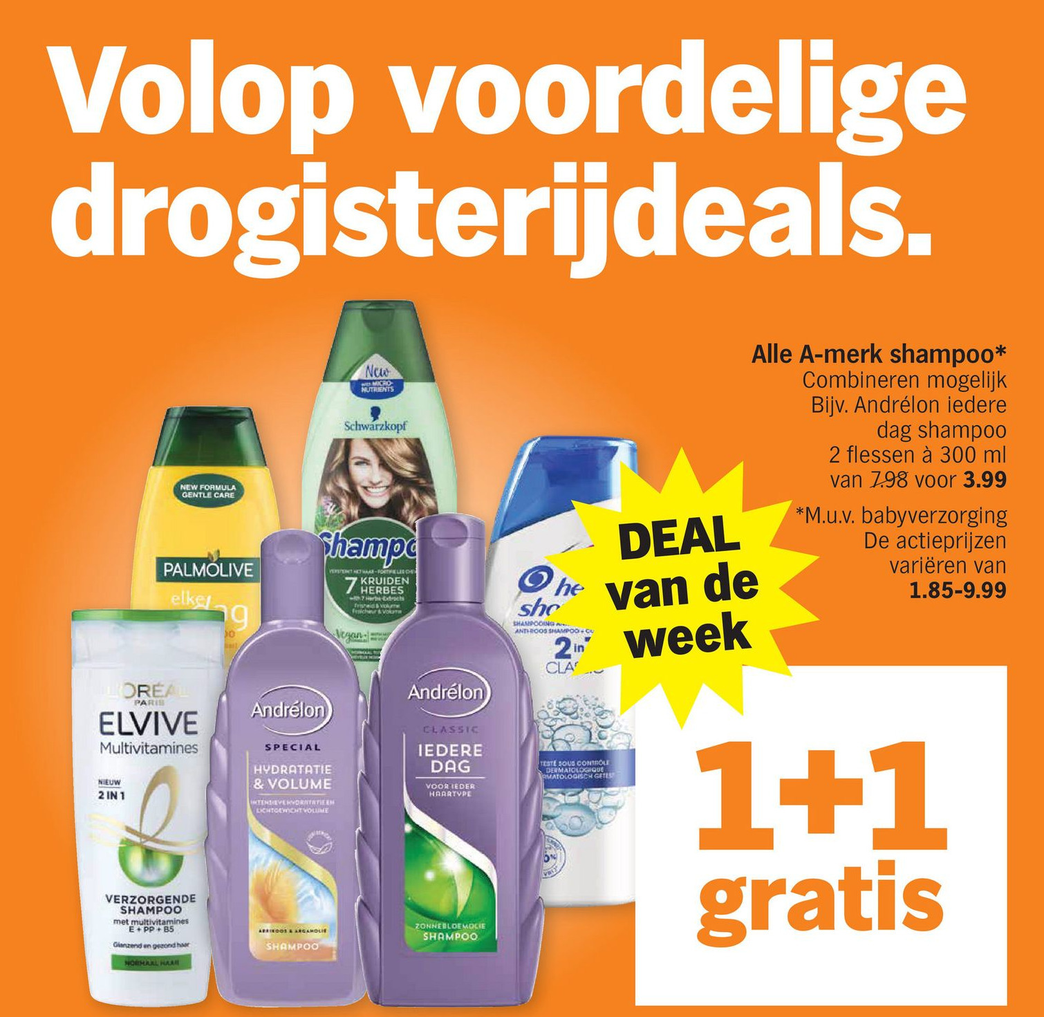 Alle A-merk shampoo aanbieding bij Albert Heijn