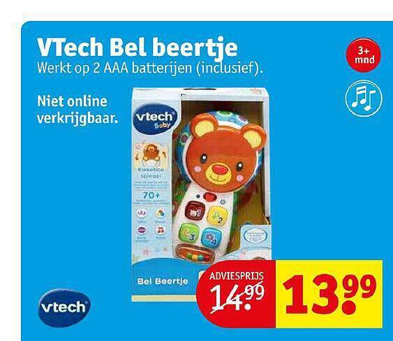 Vtech Bel Beertje aanbieding bij Kruidvat