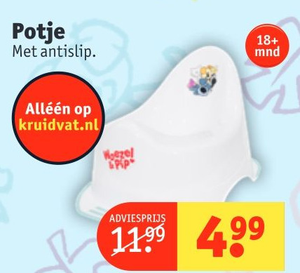Potje aanbieding bij Kruidvat
