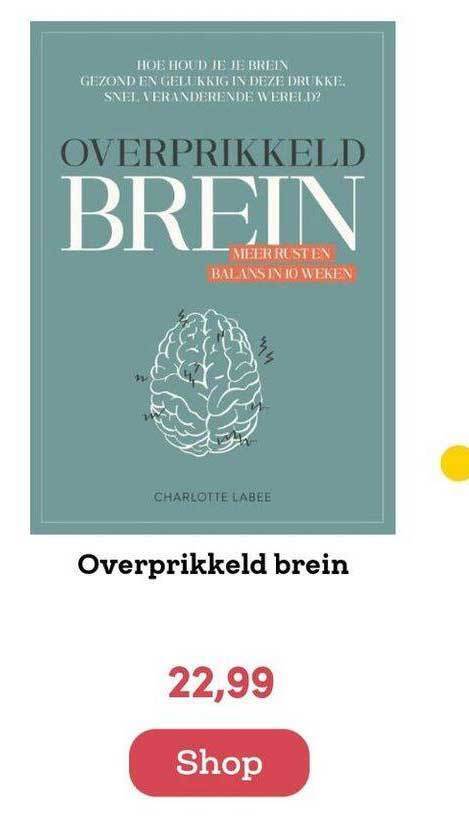 Overprikkeld Brein - Charlotte Labee aanbieding bij BookSpot Overprikkeld Brein - Charlotte Labee aanbieding bij BookSpot