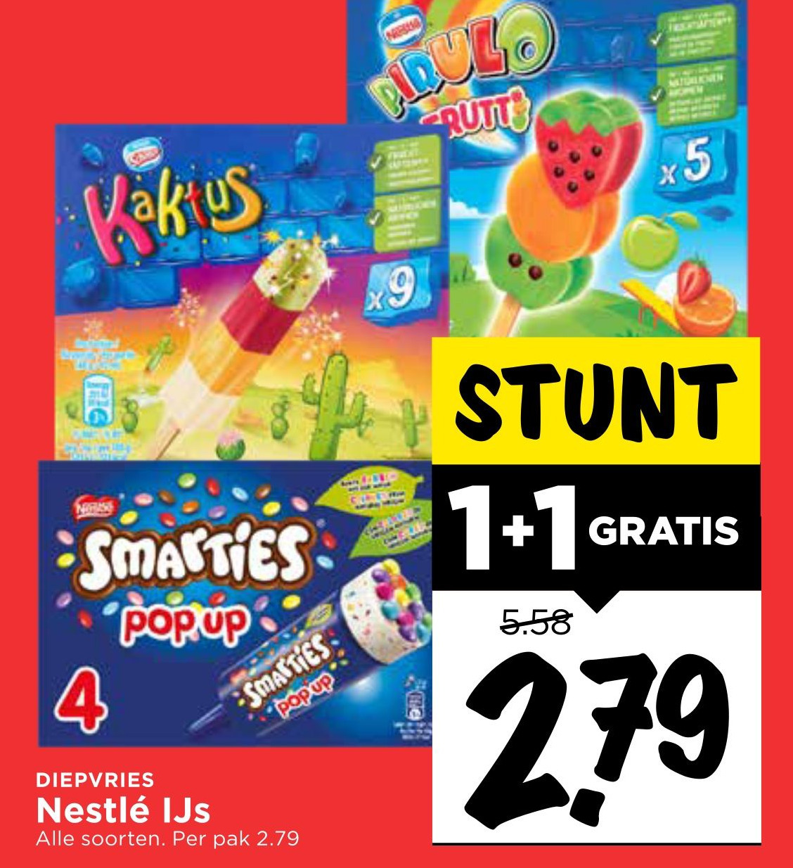 Nestlé IJs aanbieding bij Vomar
