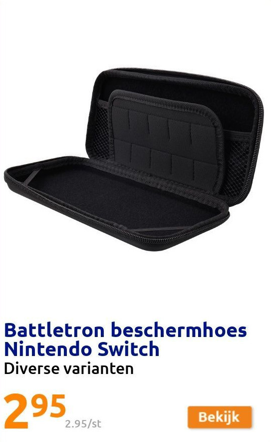 Battletron beschermhoes Nintendo Switch aanbieding bij Action