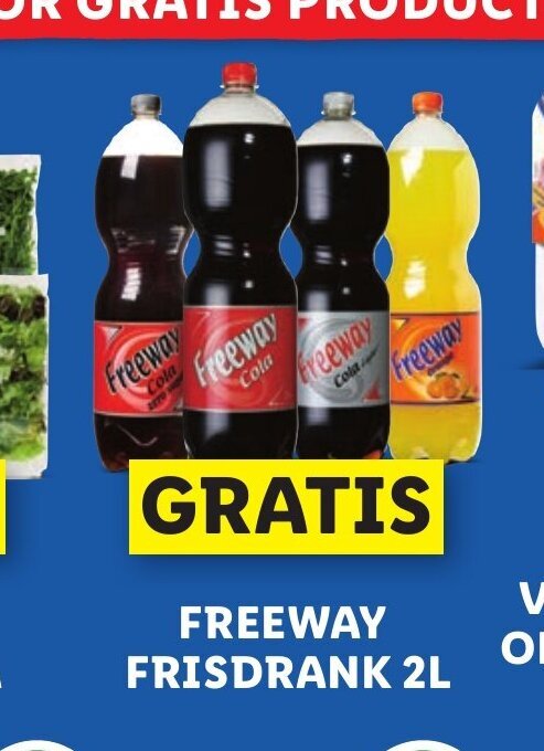 Gratis Freeway Frisdrank 2L aanbieding bij Lidl