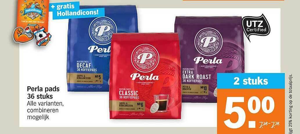 Perla Pads 36 Stuks aanbieding bij Albert Heijn