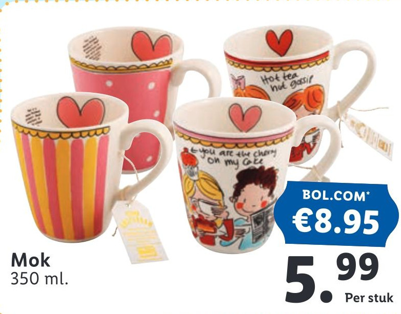 Mok 350ml aanbieding bij Lidl