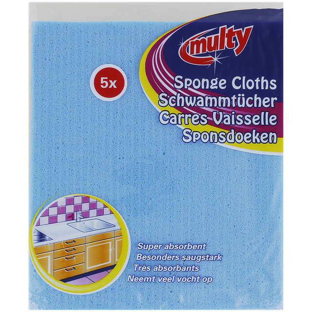 Multy sponsdoeken aanbieding bij Action