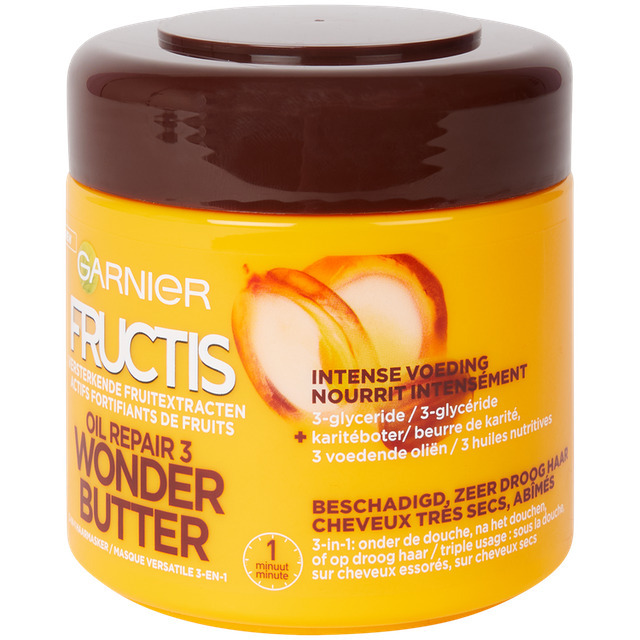 Garnier Fructis 3-in-1 haarmasker Wonder Butter aanbieding bij Action