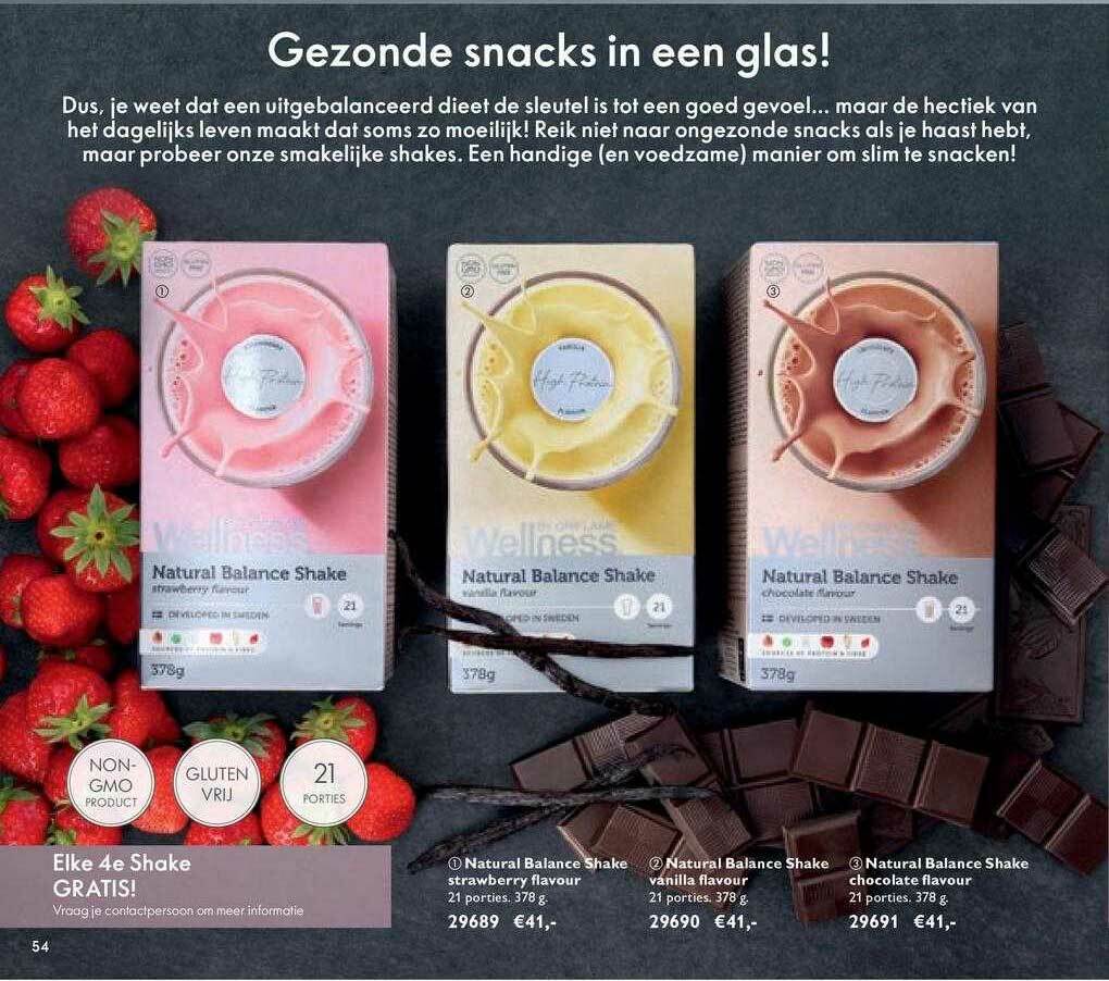 Natural Balance Shake Strawberry Flavour, Natural Balance Shake Vanilla ...