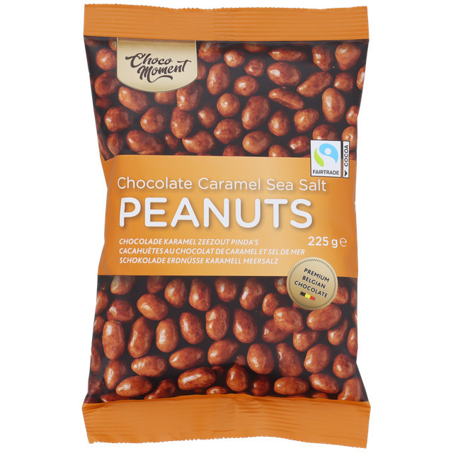 Choco Moment Chocolate Caramel Sea Salt Peanuts aanbieding bij Action