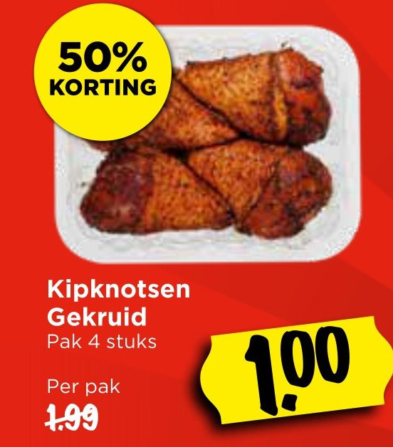 Kipknotsen Gekruid aanbieding bij Vomar