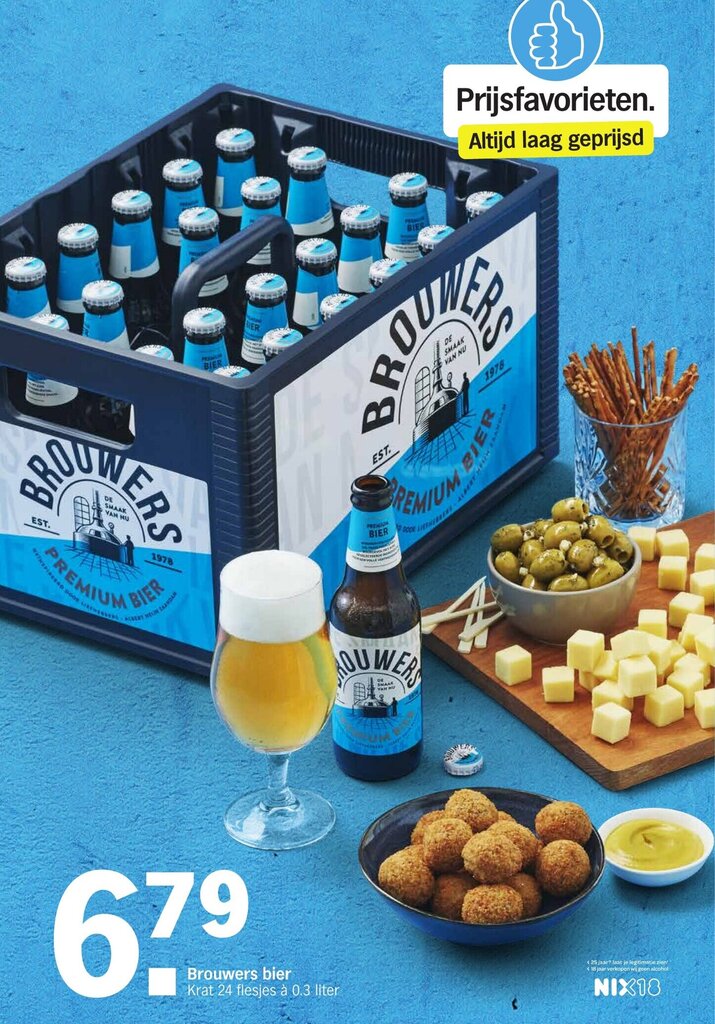 Brouwers 24*300ml aanbieding bij Albert Heijn