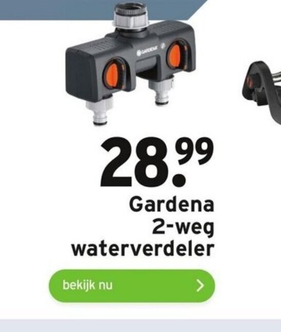 Gardena 2-weg waterverdeler aanbieding bij GAMMA