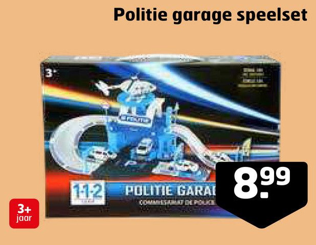 Politie garage speelset aanbieding bij Trekpleister