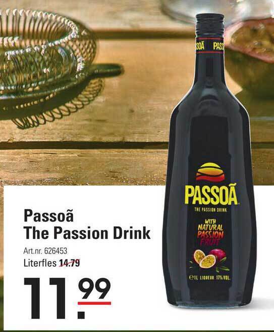 Passoã The Passion Drink aanbieding bij Sligro