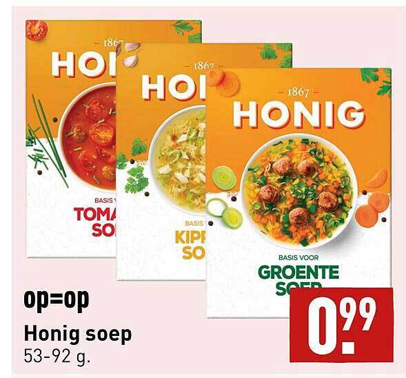 Honig Soep aanbieding bij ALDI