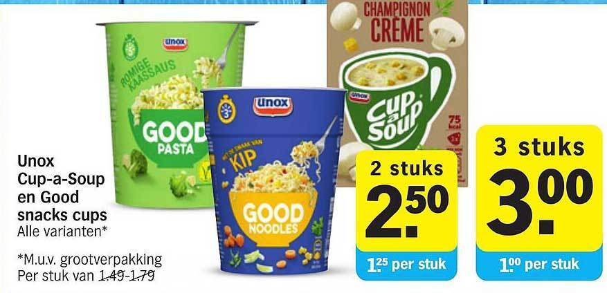 Cup A Soup Albert Heijn – Unox Cup-a-soup Franse ui reserveren – RPKK