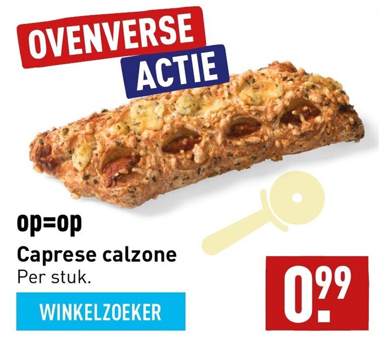 Caprese calzone aanbieding bij ALDI