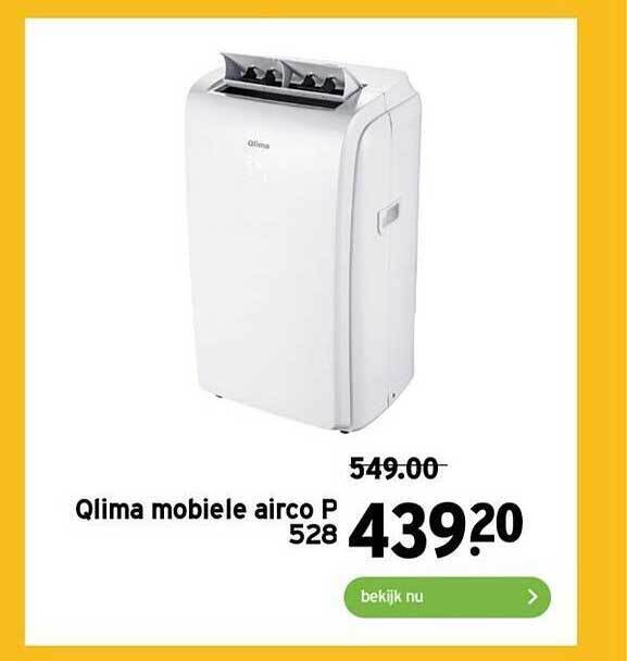 Qlima Mobiele Airco P 528 aanbieding bij GAMMA
