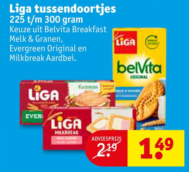 Liga tussendoortjes aanbieding bij Kruidvat