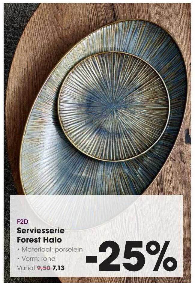 F2d serviesserie forest halo aanbieding bij HANOS