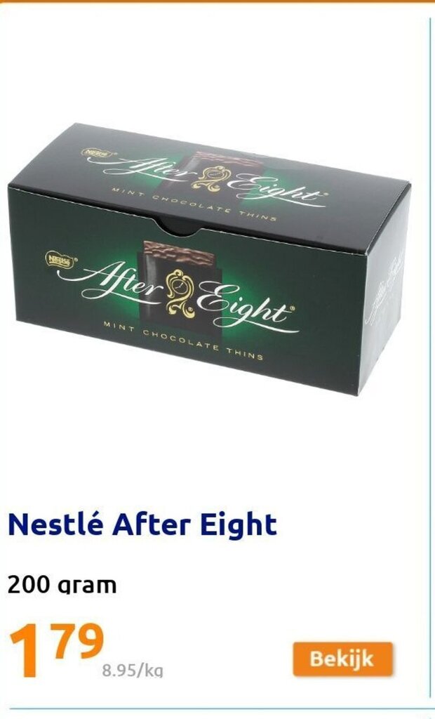 Nestle After Eight 200 gram aanbieding bij Action
