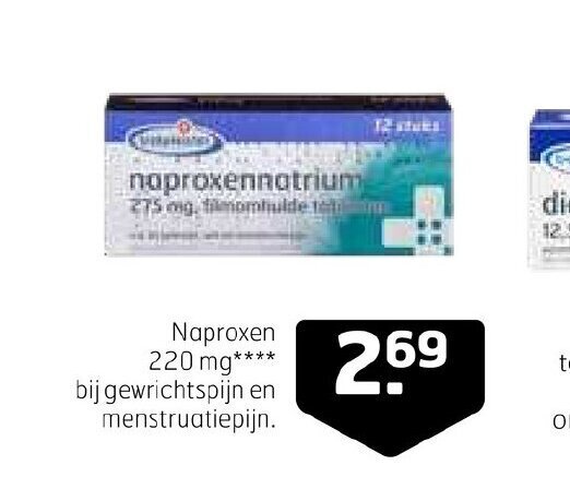 Naproxen 220 mg aanbieding bij Trekpleister