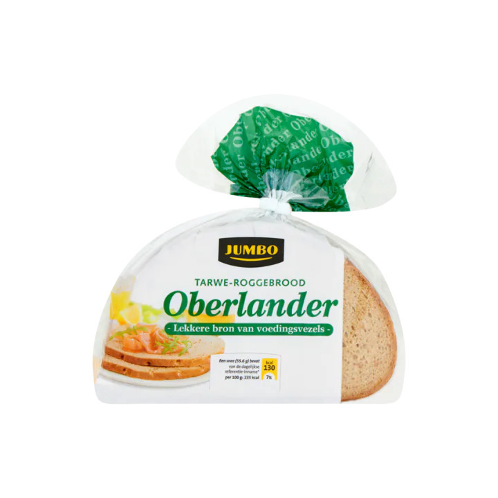 Jumbo - tarwe roggebrood oberlander aanbieding bij Jumbo