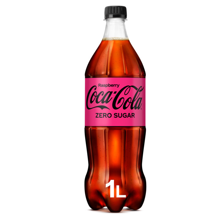 Coca-cola zero sugar raspberry 1l aanbieding bij Jumbo