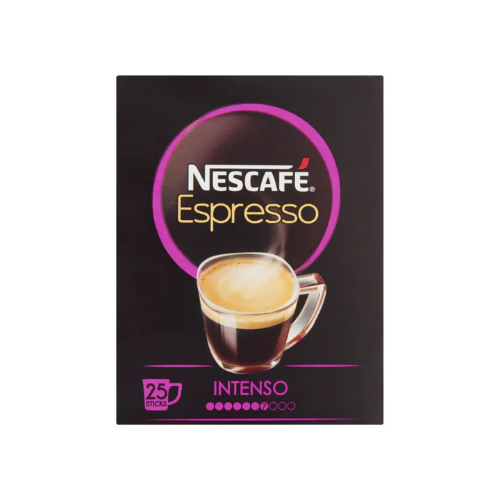 Nescafé espresso intenso oploskoffie 25 stuks aanbieding bij Jumbo