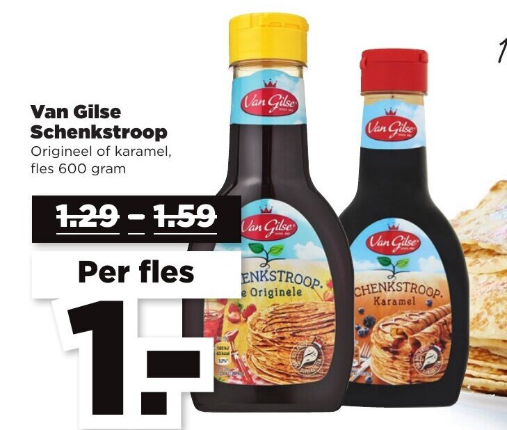 Van Gilse Schenkstroop 600ml aanbieding bij PLUS