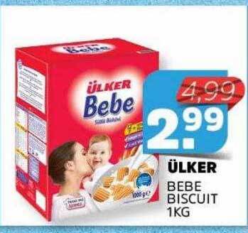 Ülker bebe biscuit 1kg aanbieding bij Sahan Supermarkten