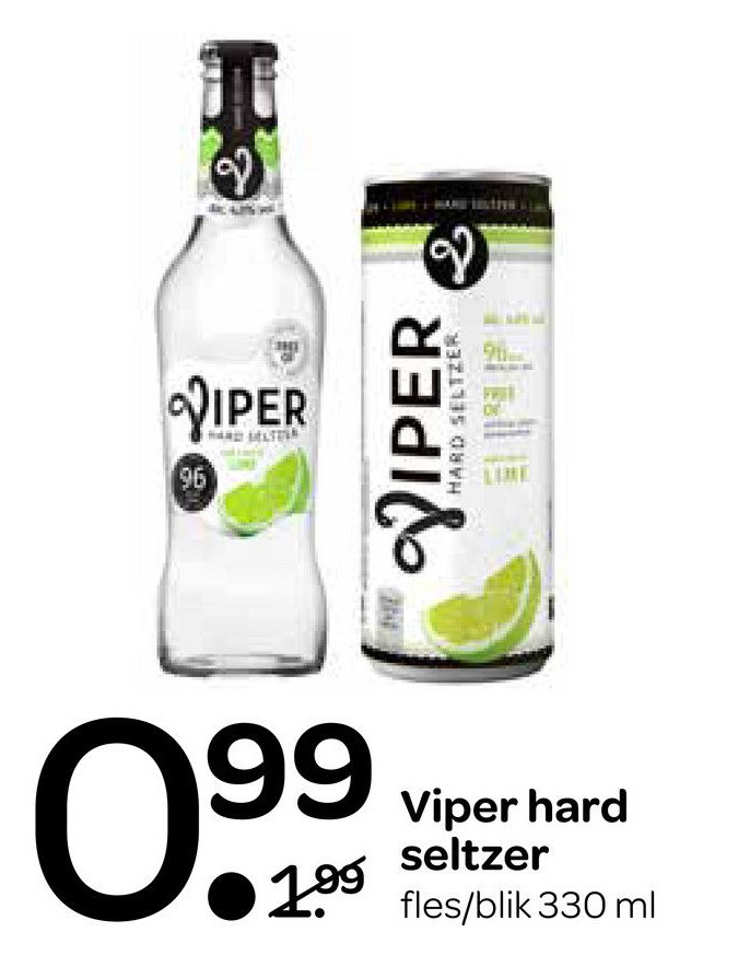 Viper hard seltzer aanbieding bij Spar