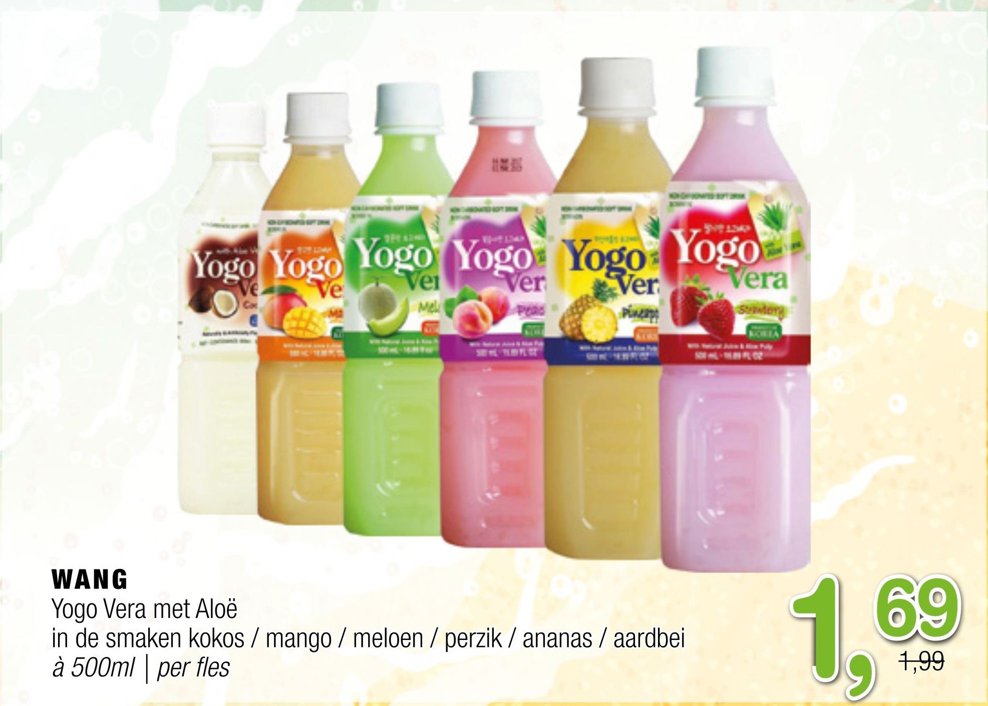 Wang yogo vera met aloë aanbieding bij Amazing Oriëntal