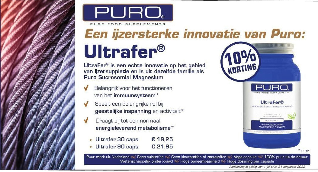 Ultrafer ⓡ aanbieding bij De Rode Pilaren