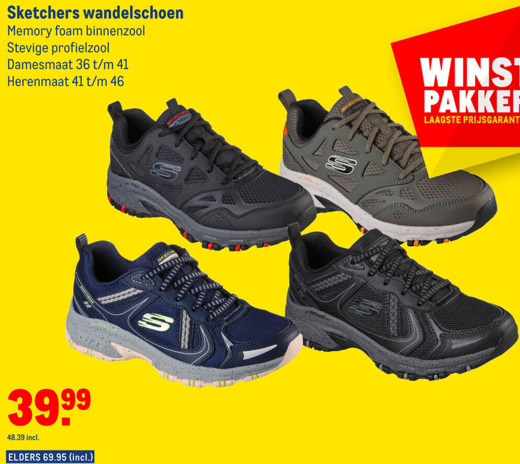 Sketchers wandelschoen aanbieding bij Makro