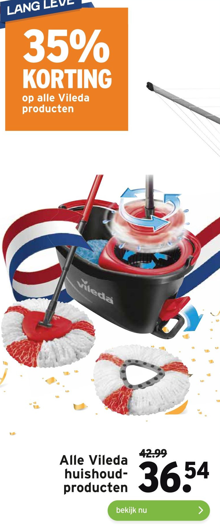 Alle Vileda huishoud- producten aanbieding bij GAMMA