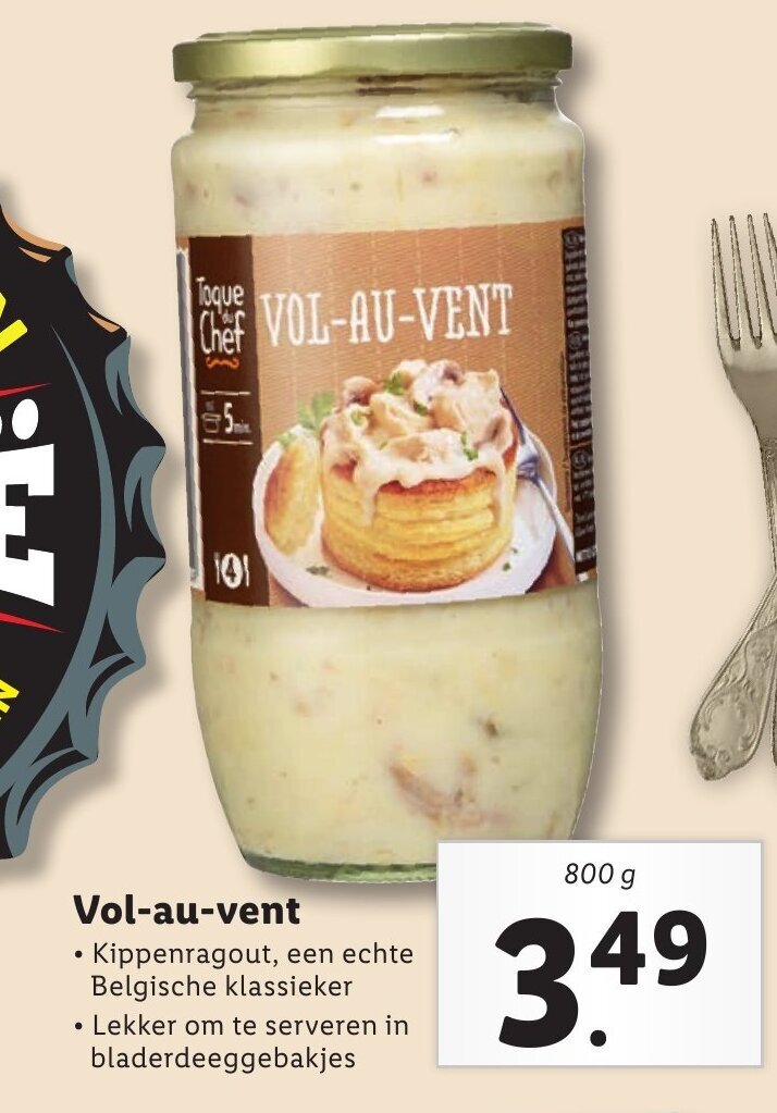 Vol-au-vent 800g aanbieding bij Lidl