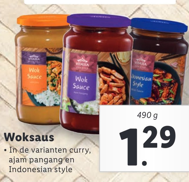 Woksaus aanbieding bij Lidl
