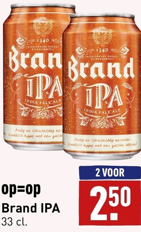 Brand IPA aanbieding bij ALDI