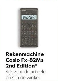 Rekenmachine casio fx-82ms 2nd edition* aanbieding bij The Read Shop