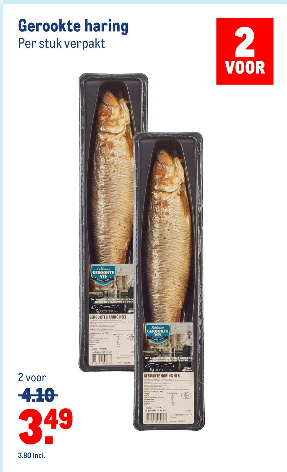 Gerookte haring aanbieding bij Makro