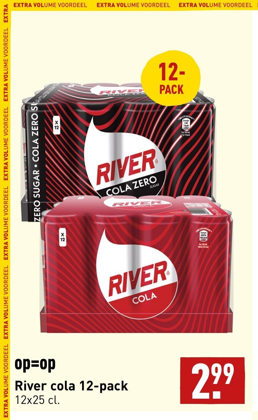 River cola 12-pack 12 x 25 cl aanbieding bij ALDI