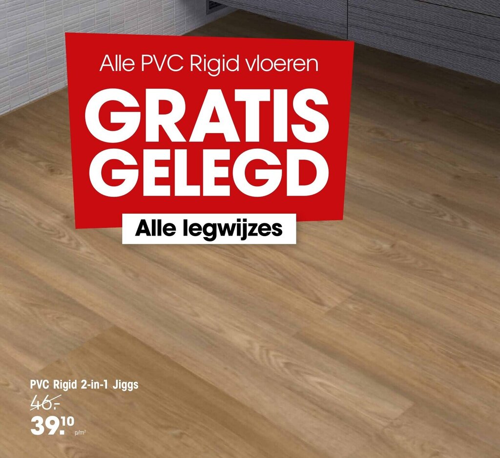PVC Rigid 2-in-1 Jiggs aanbieding bij Kwantum