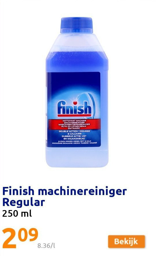 Finish machinereiniger regular aanbieding bij Action
